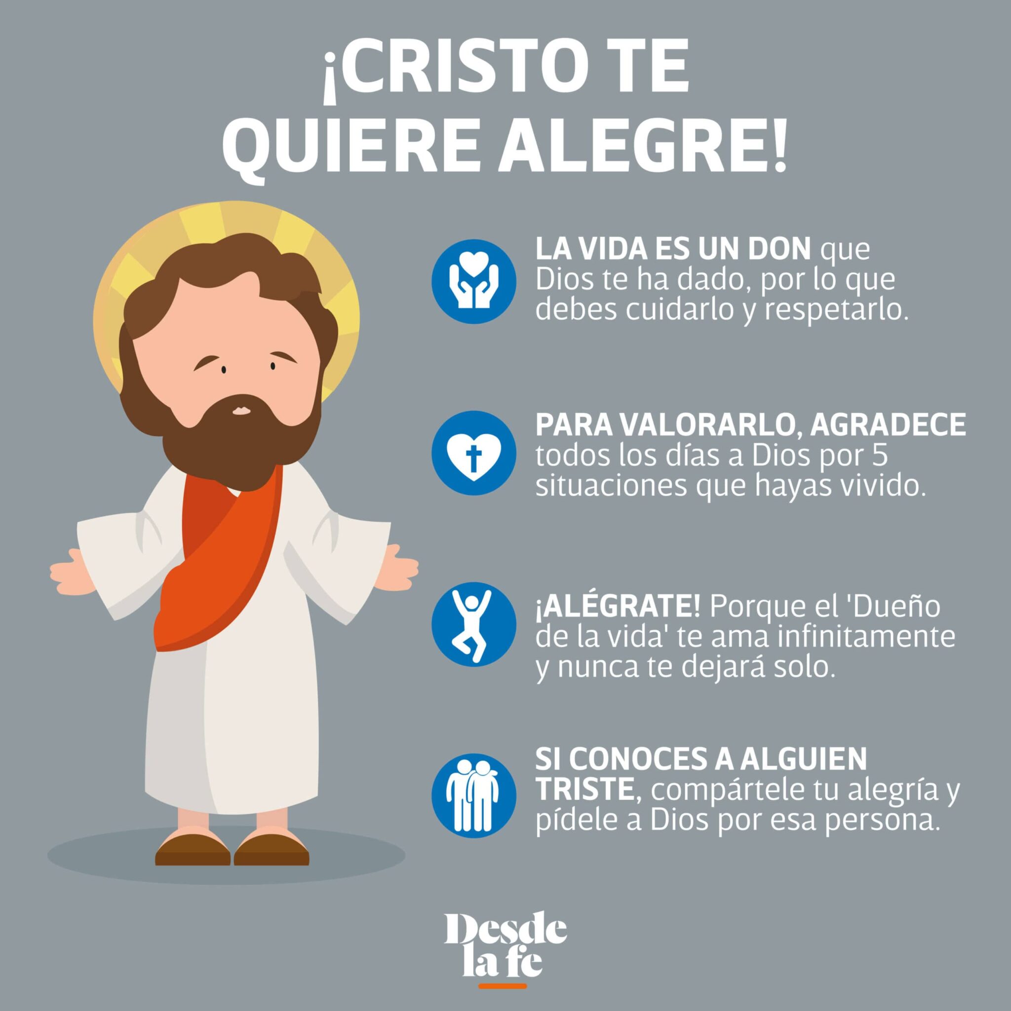 25 razones por las que los católicos debemos estar alegres