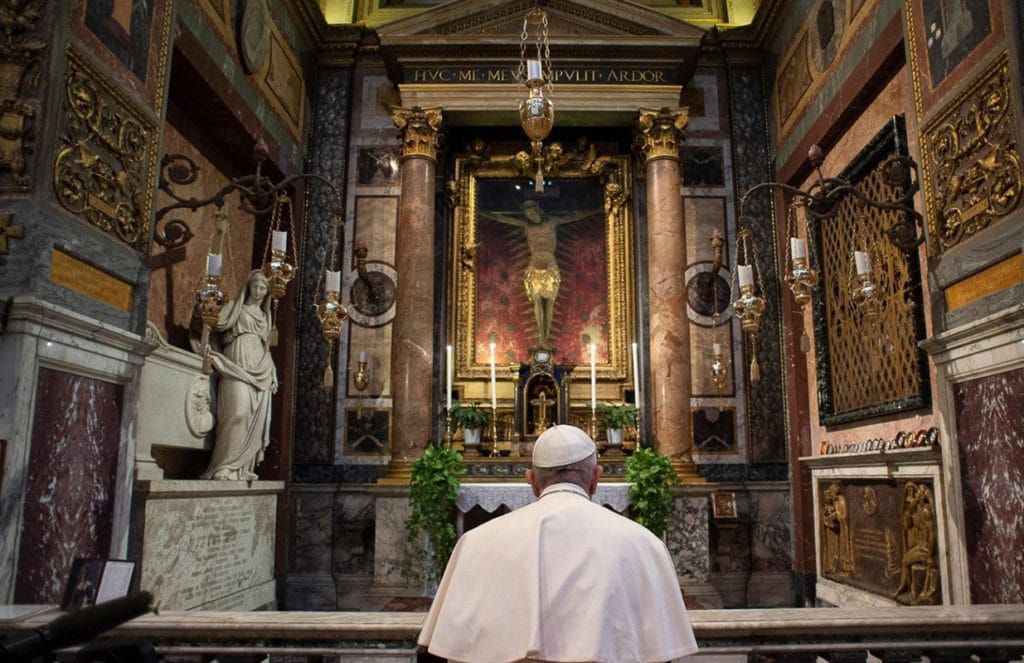 El Cristo milagroso de Roma al que el Papa Francisco le rezó