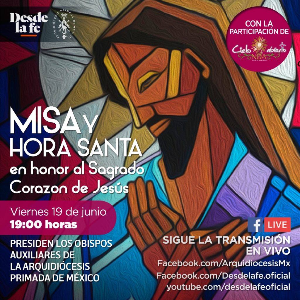 Una Misa y una Hora Santa para celebrar la Fiesta del Sagrado Corazón