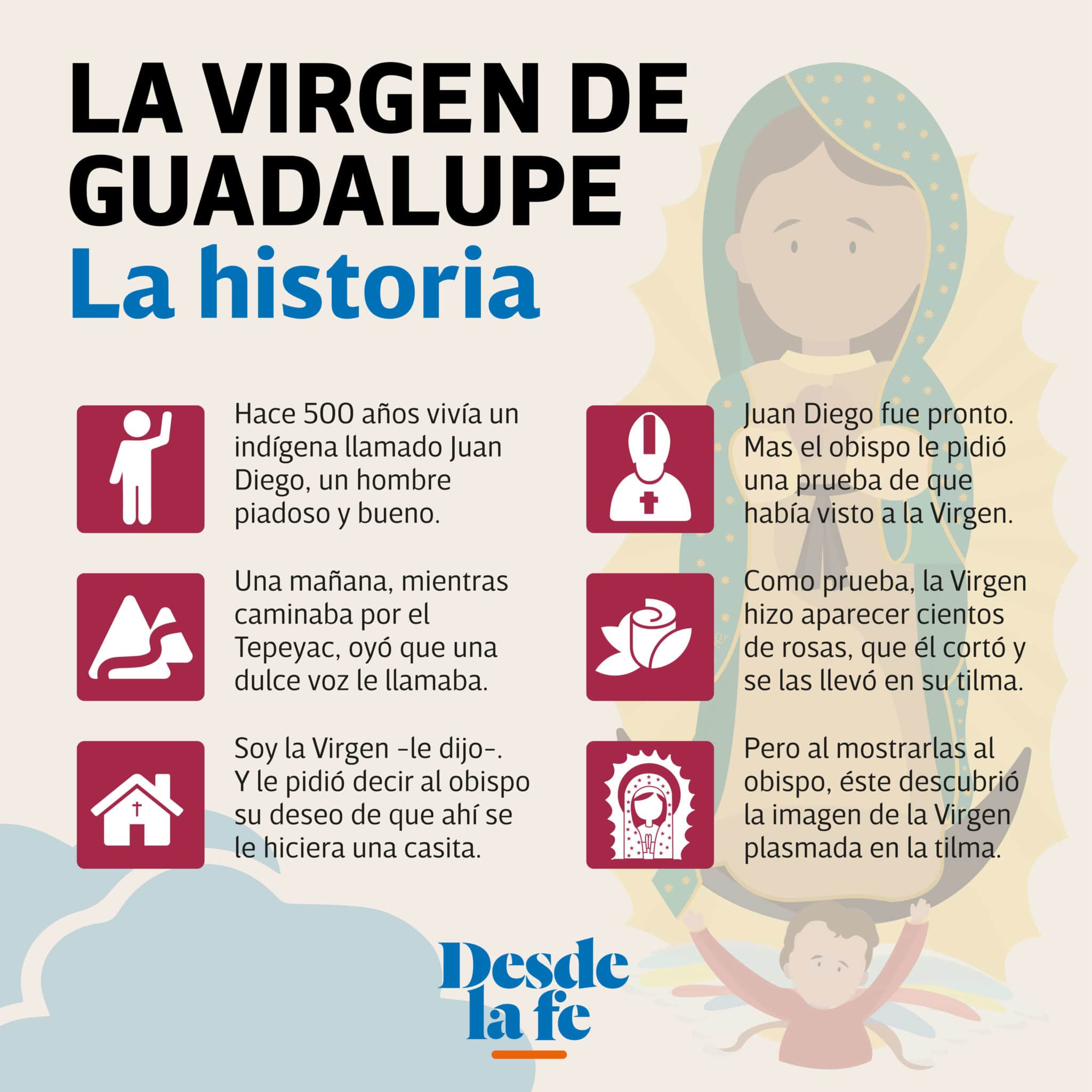 Los milagros más grandes de la Virgen de Guadalupe