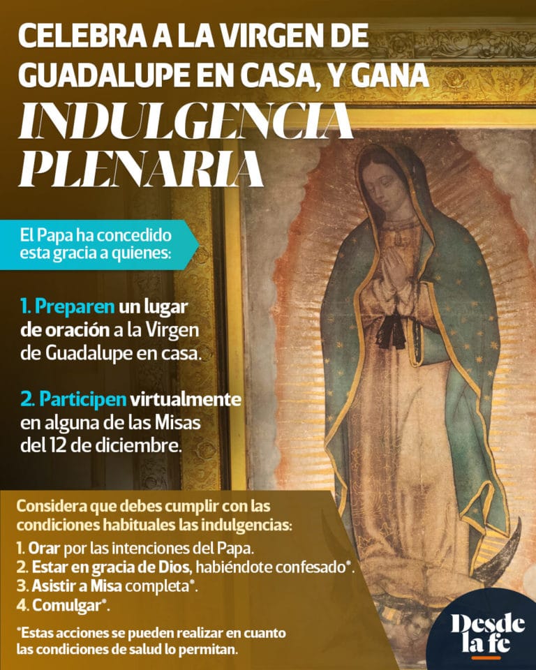 Mira las Misas con las que podrás ganar indulgencia el 12 de diciembre