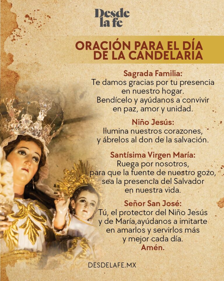 Oración para el día de la Candelaria