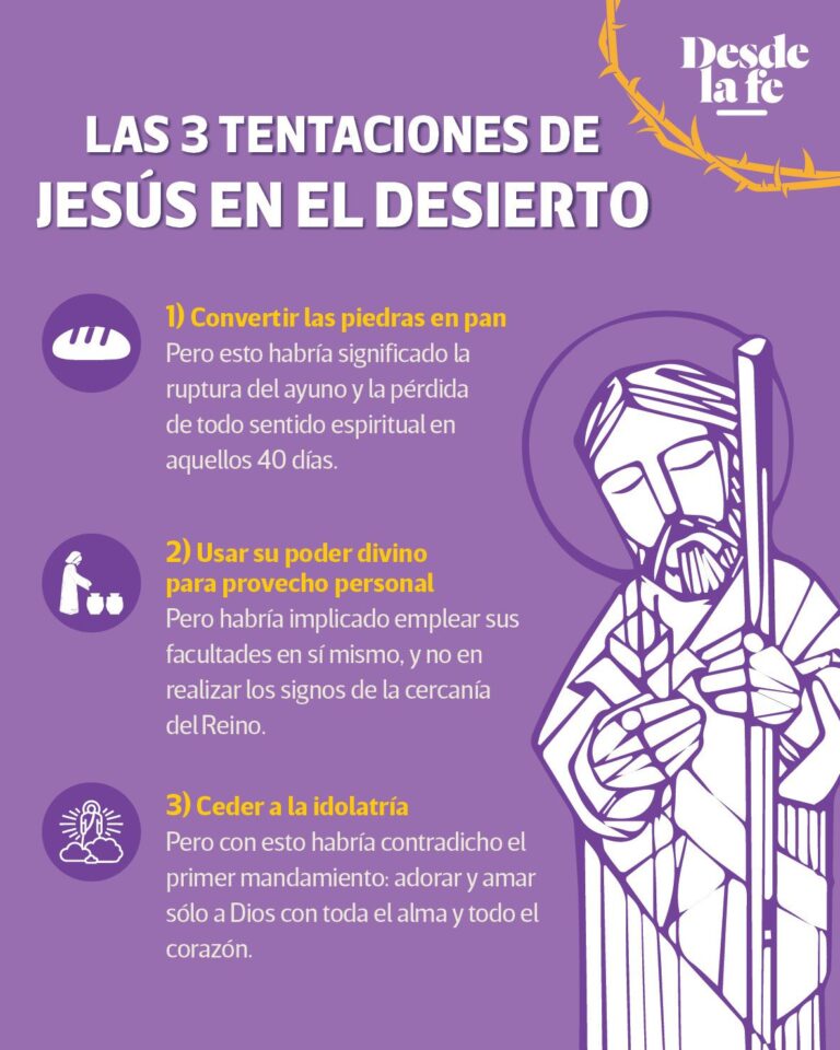 Las tentaciones de Jesús en el desierto | Desde la Fe